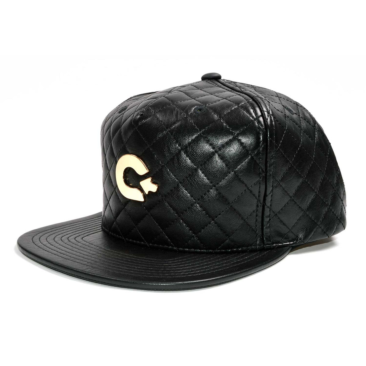 The Connetic Henny Gold Emblem Quilted Strapback